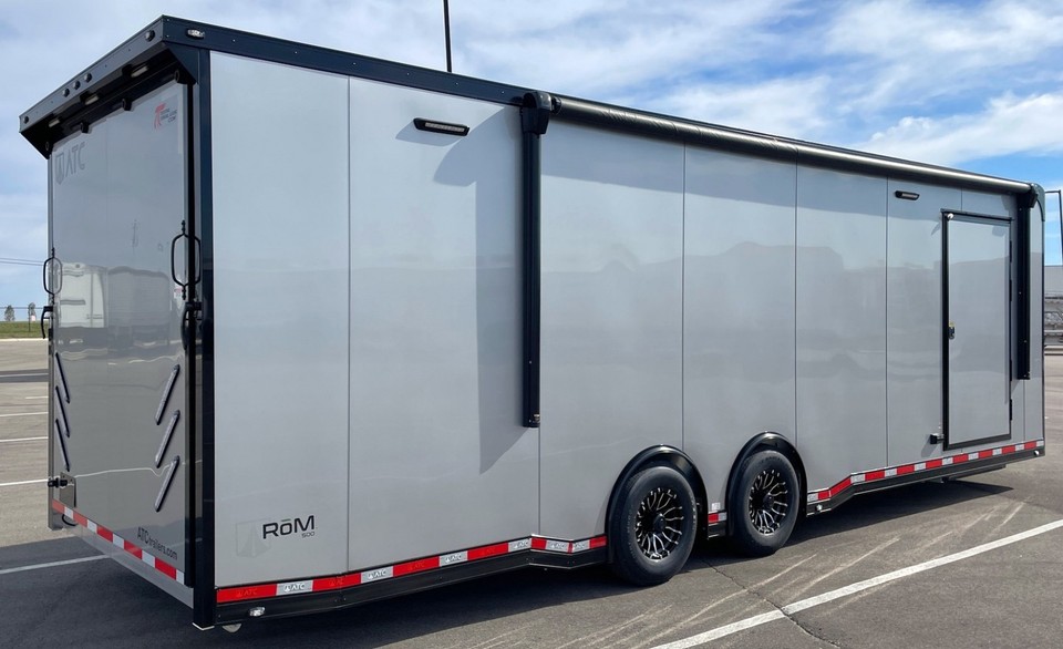 2026 ATC 28' RoM 500 Aluminum Enclosed Car Hauler/ Race Trailer ...