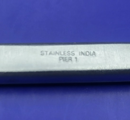 Pier 1 LILY Stainless India PII8 Coiled Handle Silverware Flatware ...