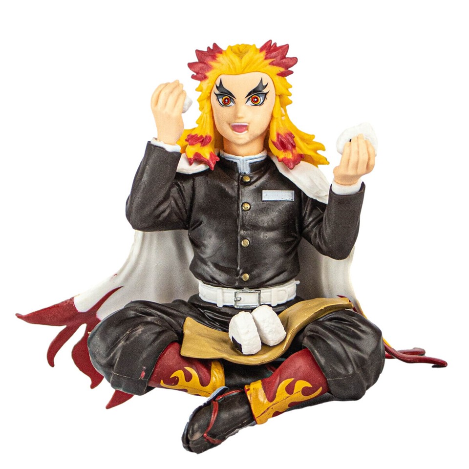 Demon Slayer Nezuko Inosuke Tanjiro Zenitsu Perching Figures Rice Balls ...