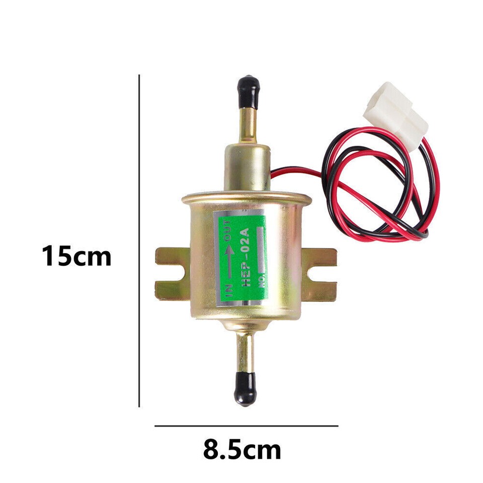 10 Packs 12V Electric Fuel Pump HEP-02A Universal Inline Low Pressure ...
