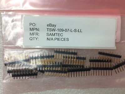 TSW-109-07-L-S-LL SAMTEC CONN HEADER VERT 9POS 2.54MM 16 PIECES | eBay