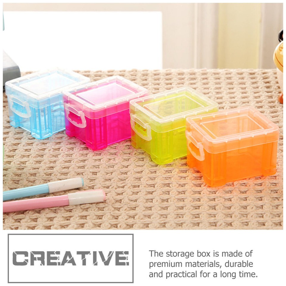 2 PCS Desktop Storage Organizer Small Gadget Holder Toy Case Child | eBay