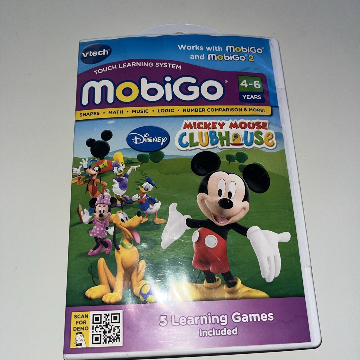 Mickey Mouse Clubhouse Games Vtech MobiGo Disney Mickey Mouse