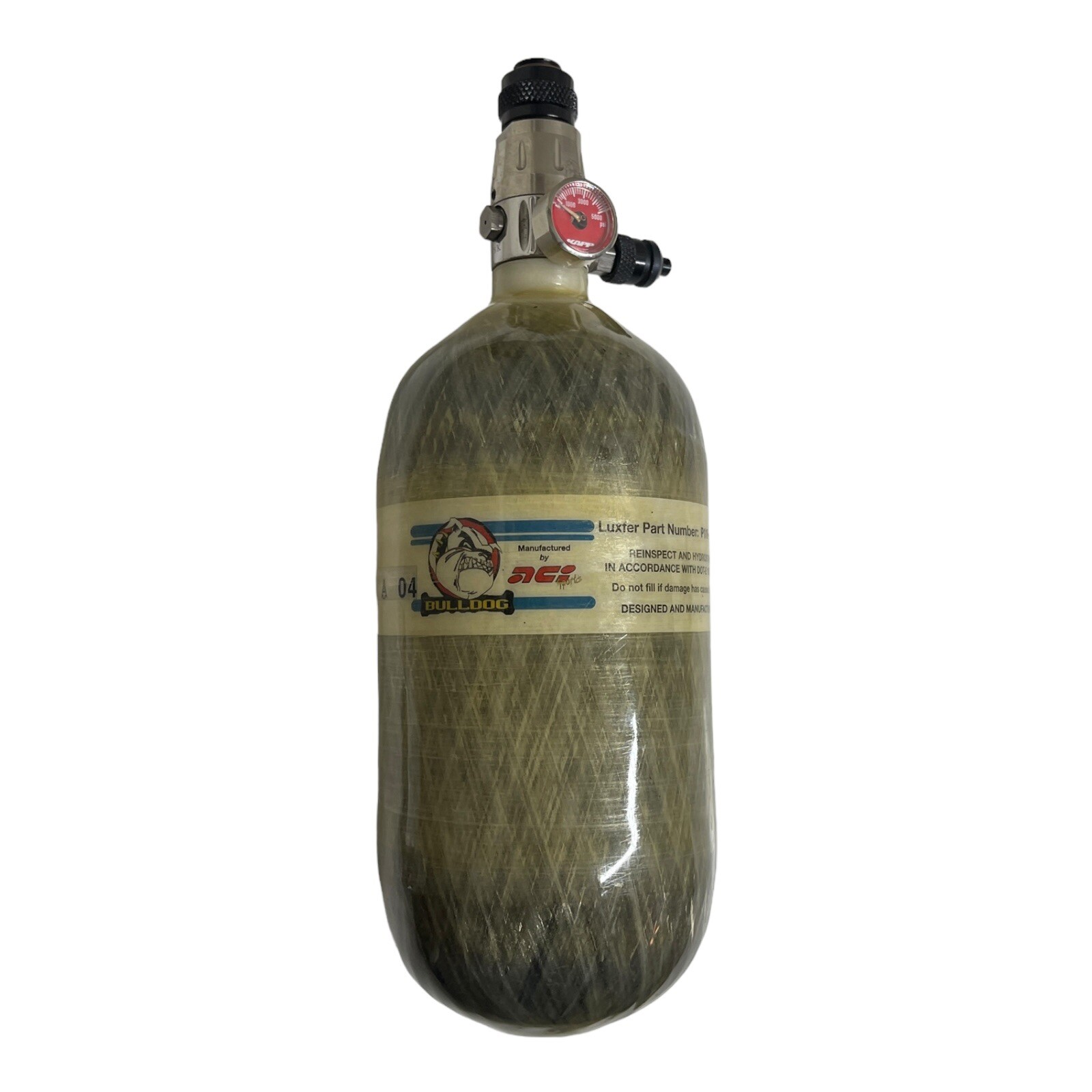 Aci Bulldog Luxfer P11F-1 Carbon Fiber Paintball M Gun Air Tank for ...