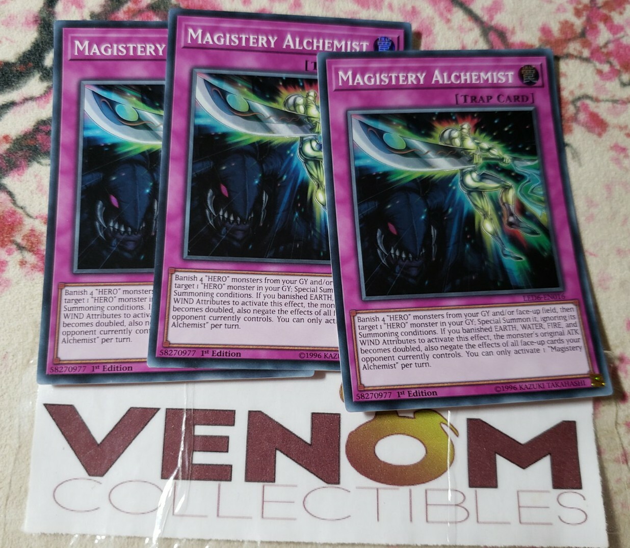 3x (M/NM) *EURO* Magistery Alchemist LED6-EN016 Super Rare 1st Edition ...