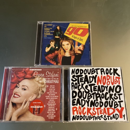 Gwen Stefani 3 LOT: 🎄 & GO Music (SEALED) Plus No Doubt Rock Steady VG ...