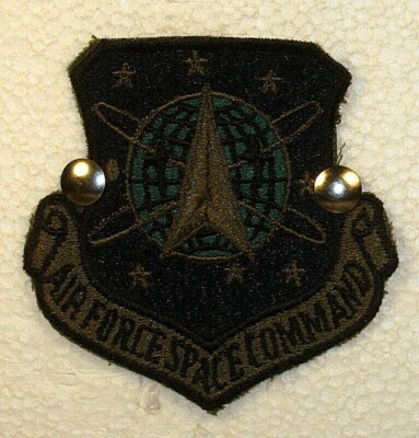 USAF US Air Force Space Command Insignia Badge Subdued Patch V 3 | eBay