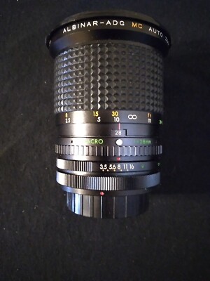 Albinar ADG mC Auto Zoom 1:3.5-4.5 f=28-80mm No. 8418299 Lens | Manual ...