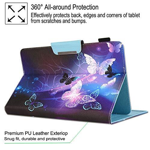 9.5-10.5 inch Tablet Case, Universal Protective Cover Stand Folio Case ...