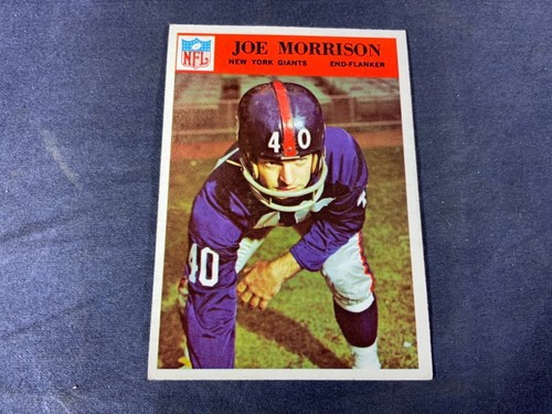 R4-83 FOOTBALL CARD - JOE MORRISON NEW YORK GIANTS - 1966 PHILADELPHIA ...