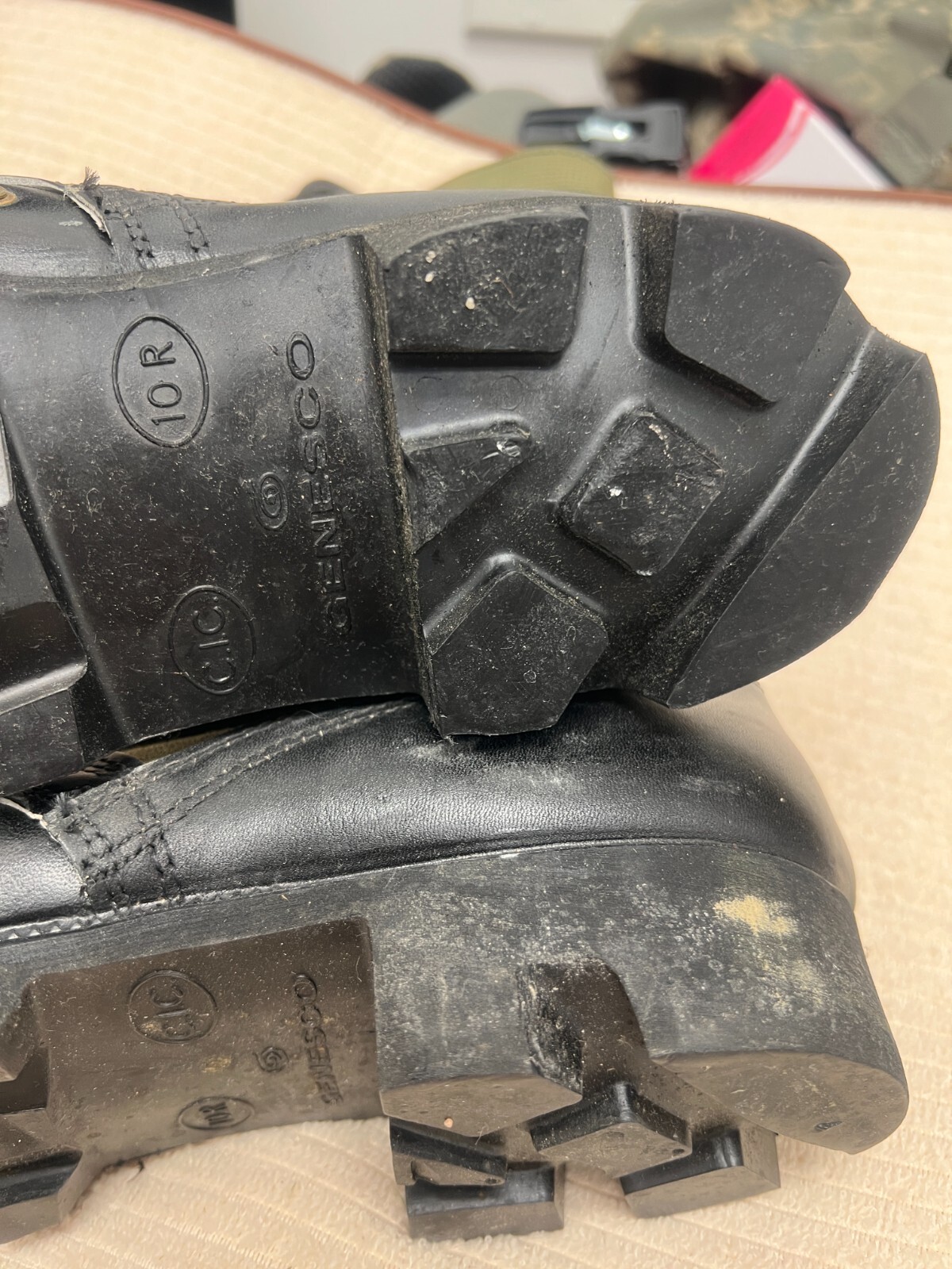 NEW VINTAGE 1968 US ARMY VIETNAM WAR ERA GENESCO JUNGLE BOOTS - SIZE ...