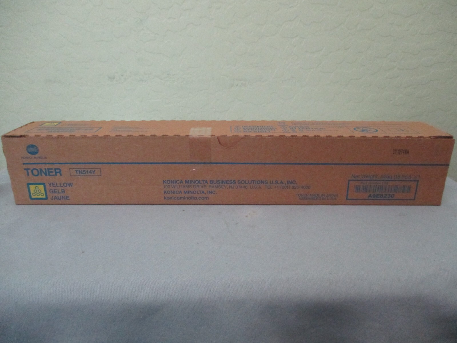 Genuine Konica Minolta BizHub C458, C558, C658, TN514Y Yellow Toner New ...