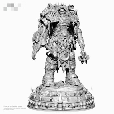85mm Resin Figures Model Iron Claw Demon General Unassembled Unpainted ...