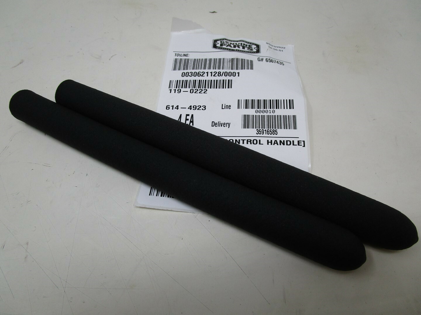 2 Genuine Toro 119-0222 Foam Rubber Handel 5/8" Grip Grandstand Walk ...
