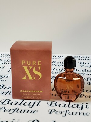 PACO RABANNE PURE XS 6ML EDP SPLASH MINI TRAVEL SIZE FOR WOMEN | eBay