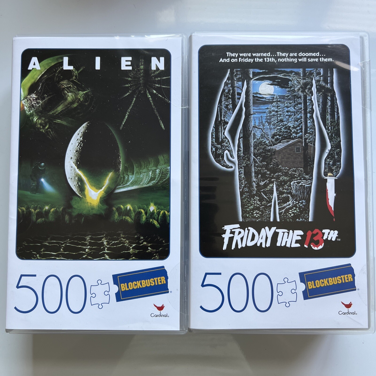 FRIDAY THE 13TH Blockbuster & Alien 500 piece Movie Poster Puzzle ...