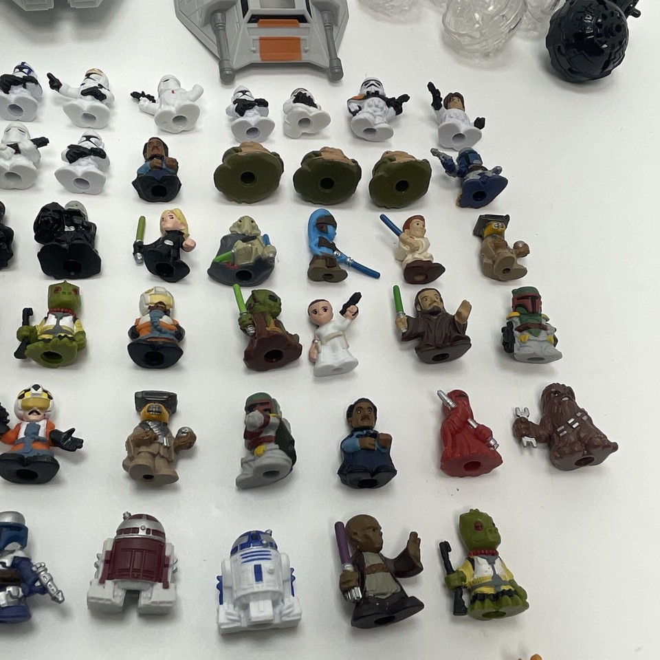STAR WARS FIGHTER PODS MICRO MINI FIGURES HASBRO LOT 75 Micro Force ...