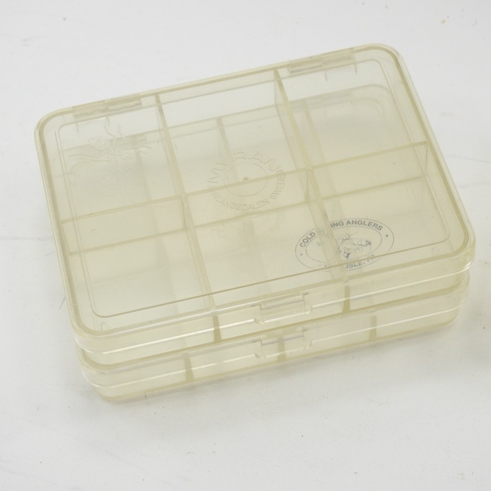 Lot of 2 Myran Double Fly Boxes. Made in Sweden. | eBay