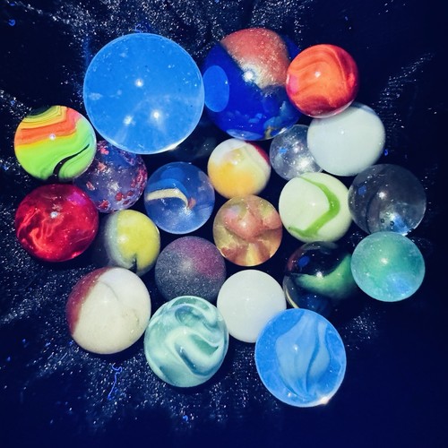 Vintage Marble Lot Of MARBLES UV Reactive Cadmium Uranium Lot #126 | eBay