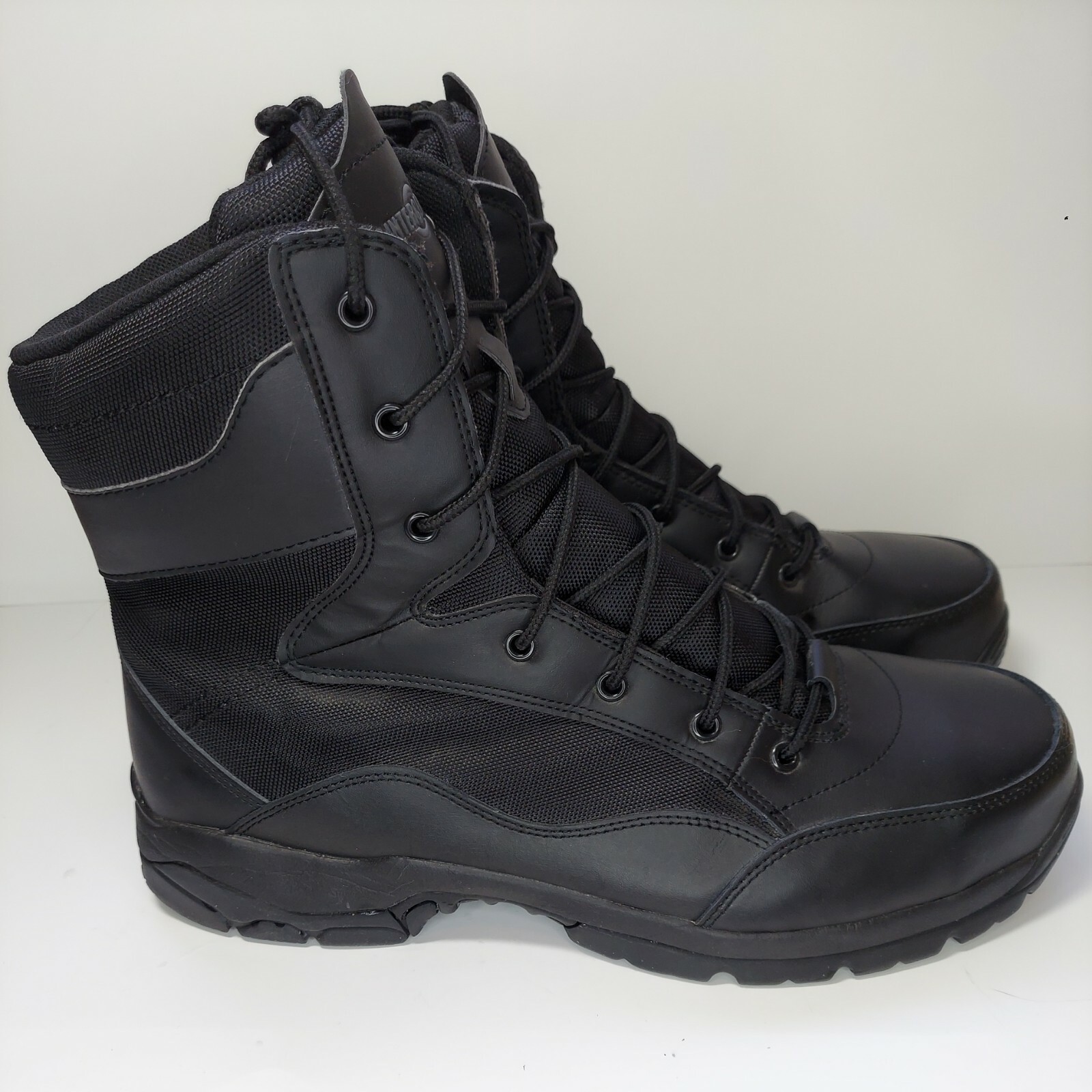 Mens Sz 14 Interceptor Tactical Boots Black Lace Up S… - Gem