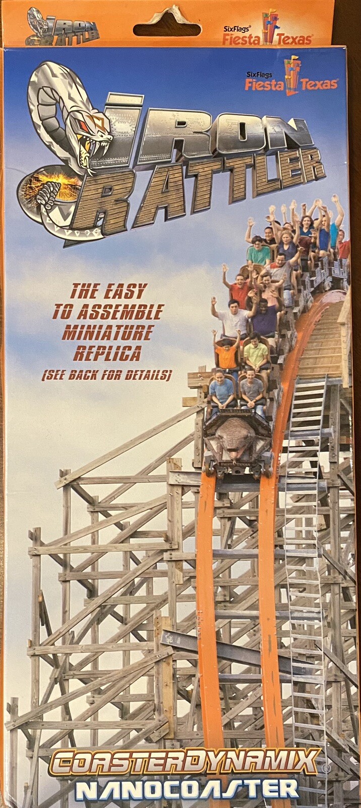 Iron Rattler Coasterdynamix Nanocoaster Six Flags Fiesta Texas | eBay