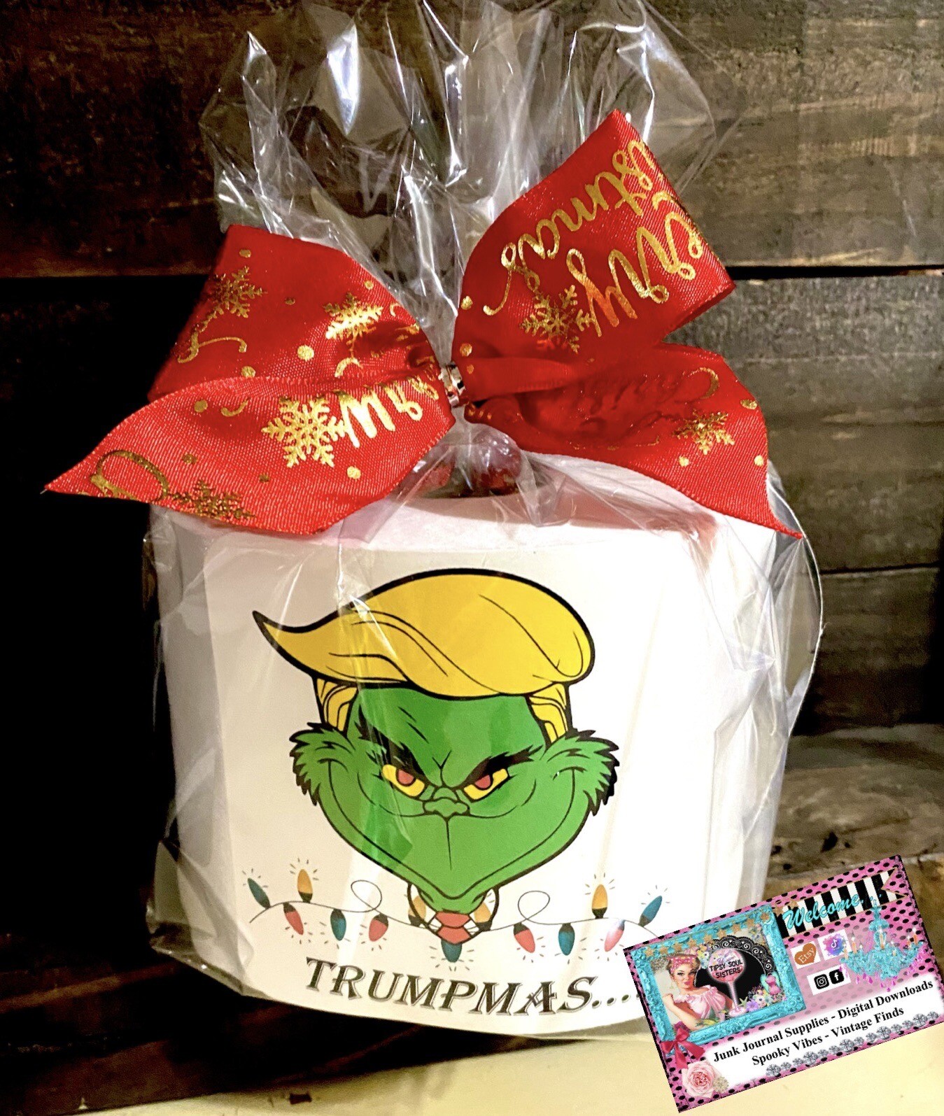 Trump Trumpmas…..Toilet Paper Gag Gift By Tipsy Soul Sisters | eBay