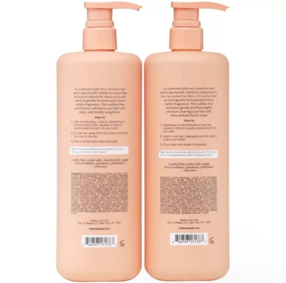 Kristin Ess Extra Gentle Shampoo and Conditioner, 28 fl oz, 2-pack | eBay