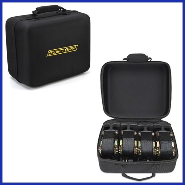 Swift Grip Car Ratchet Strap Tie Down Kit for Trailers-10,000 lbs Break ...