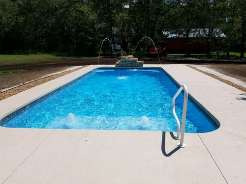 FIBERGLASS POOL SHELL 16'x35'x6' $27500 MADE IN USA DIY SHIPPING NOT ...