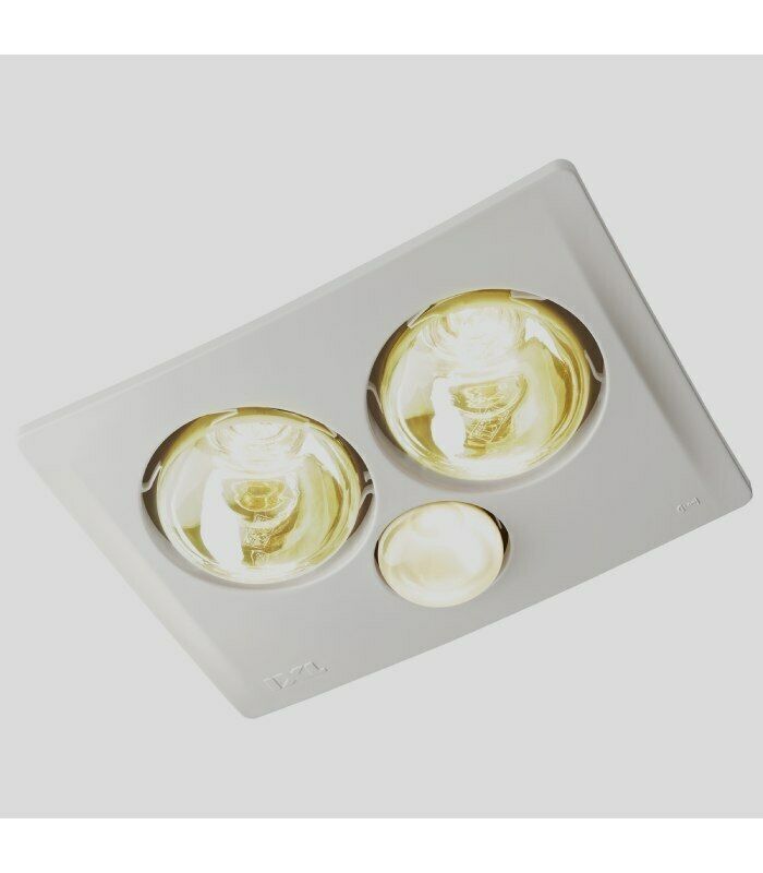 IXL Tastic Triumph 3 In 1 Bathroom Heat Fan Light Infra-Red Heat/12W ...