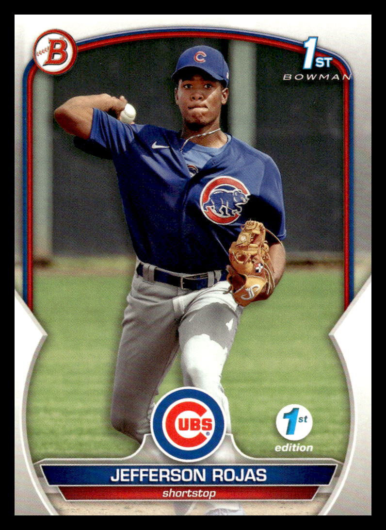 2023 Bowman 1st Edition Jefferson Rojas BPPF-70 Chicago Cubs | eBay