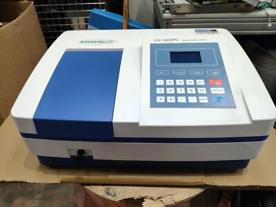 VWR UV-1600PC Spectrophotometer | eBay