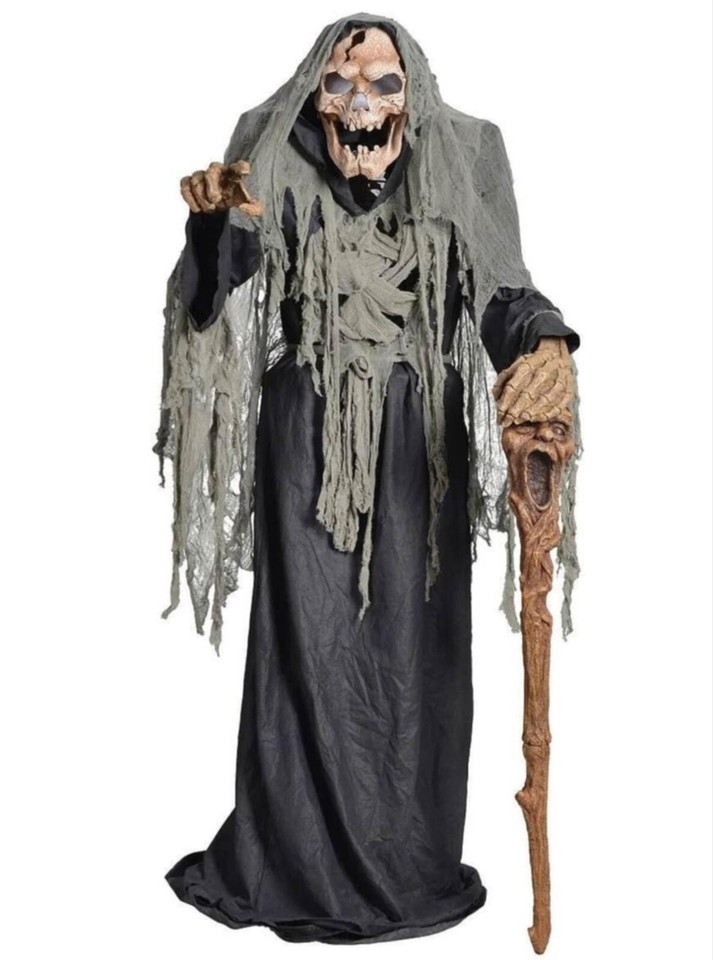 Rare animated spirit halloween 2012 Pestilence Smoldering Reaper READY ...