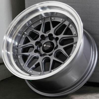 15x8 Gun Metal Wheels Vors VR7 4x100/4x114.3 0 (Set of 4) 73.1 | eBay