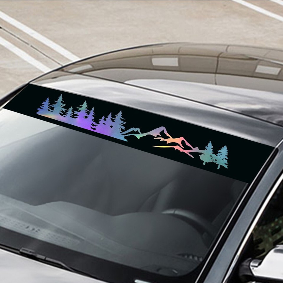 Car Sticker Colorful Sunshade For Window Windshield Windscreen Vinyl ...
