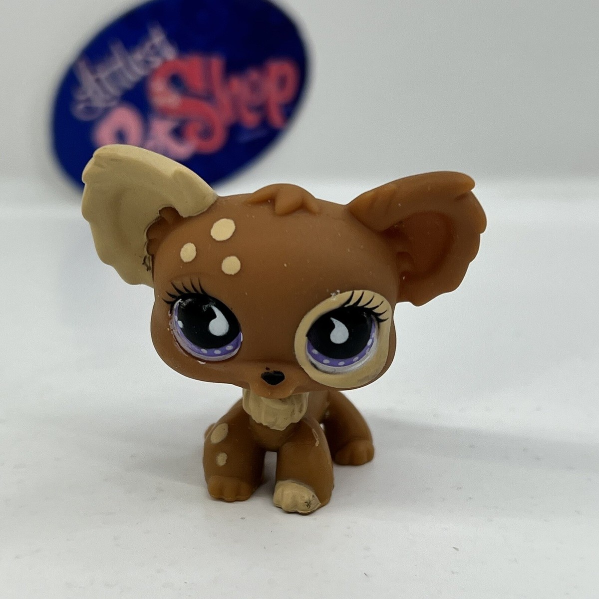Littlest Pet Shop Chihuahua Dog Authentic Littlest Pet Shop #385 Cream