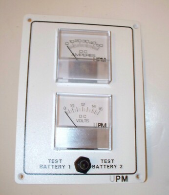 Ultra Panel Marine DC Amp DC Volt and Battery Test Panel | eBay