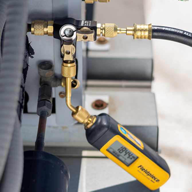 Fieldpiece VC2G 1/4″ Valve Core Removal Tool Dual Valve with Sight ...