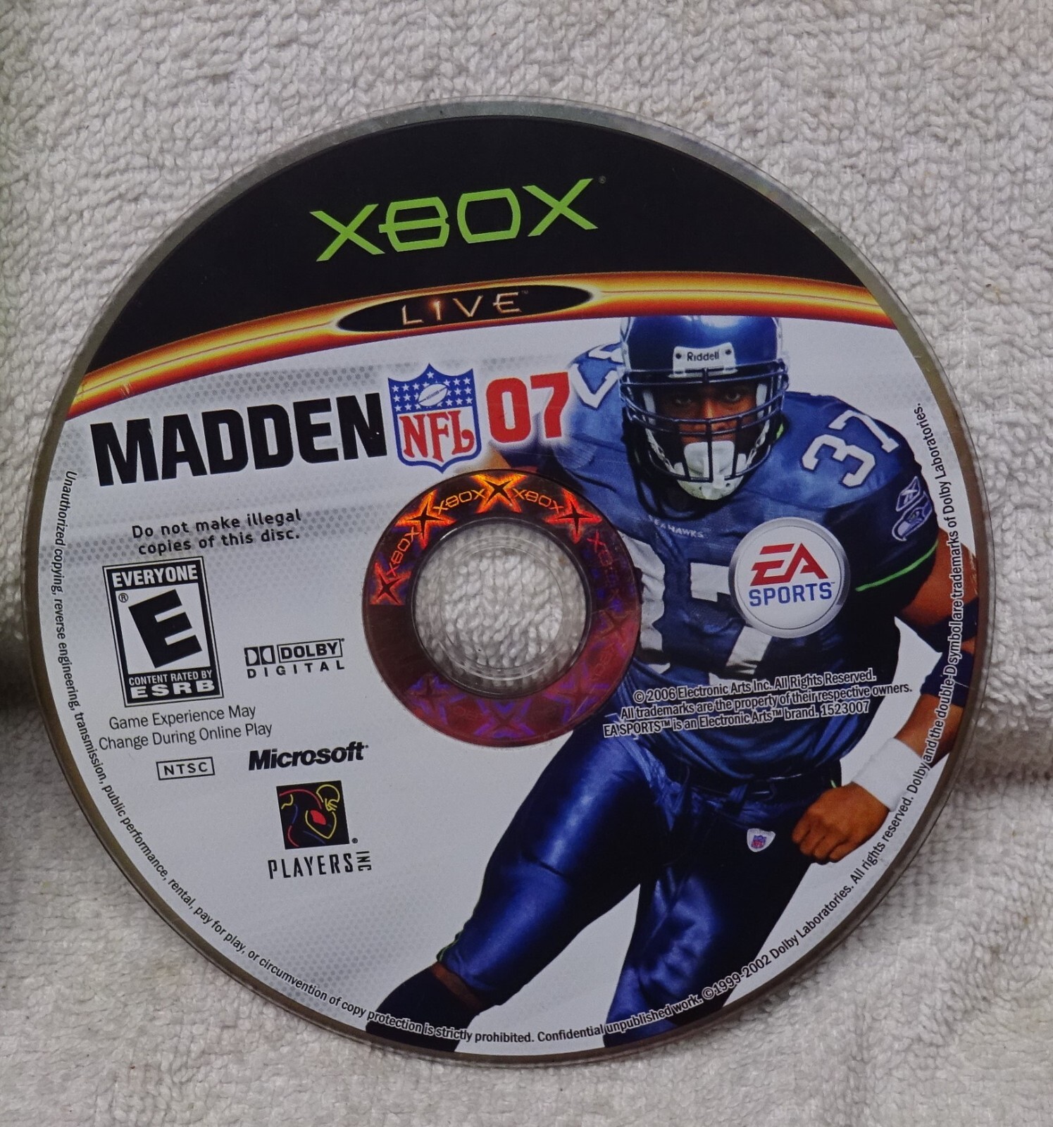 ** VTG - XBOX - VIDEO GAME - EA Sports - MADDEN LIVE 07 - NFL - DISC ...