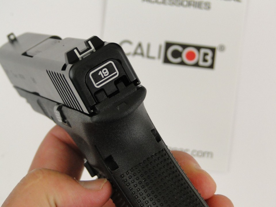 Laser Engraved Rear Slide Cover Back Plate for Glock Gen 1-5 G19 logo ...