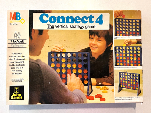 Vintage 'Connect Four' Board Game - 1975 Edition MB John Sands | eBay
