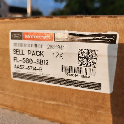 Ford Motorcraft FL500SB12 AA5Z-6714-A Oil Filter Box Of 12 | eBay