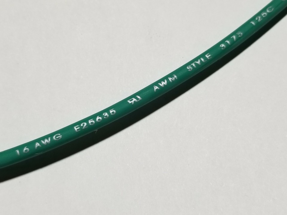Atlas Wire #16awg SIS UL-3173 XLPE Tinned Copper Switchboard Wire Green ...