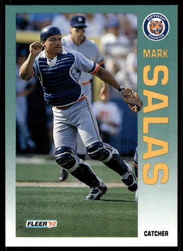 1992 Fleer Baseball Card Mark Salas Detroit Tigers #144 | eBay