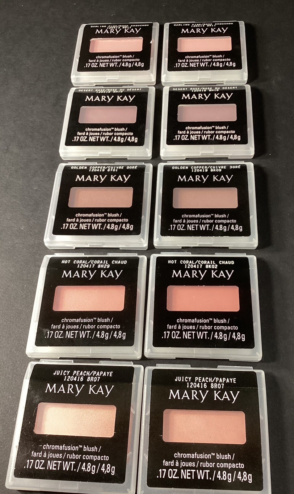 Mary Kay Chromafusion Blush Cheek Color .18 Select Shade Lot Of 2 Free ...