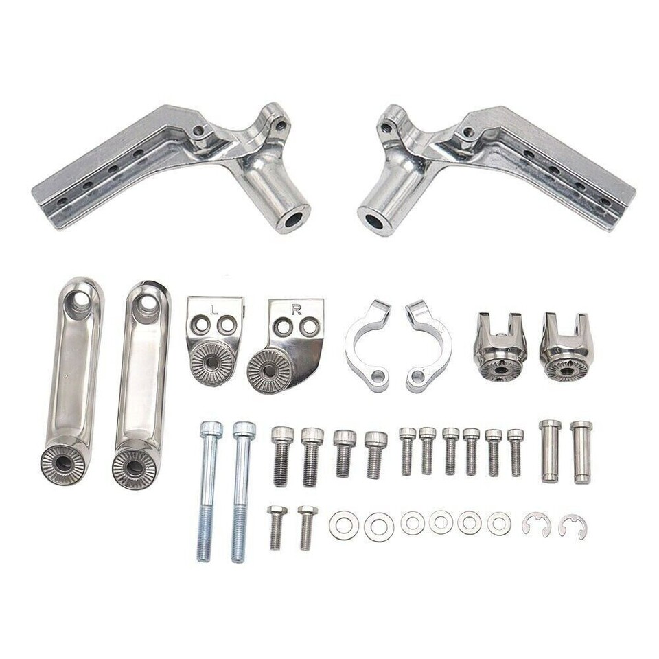 Motorcycle 3-WAY ADJUSTABLE HIGHWAY PEG MOUNTS For Honda Gold Wing 1800 ...