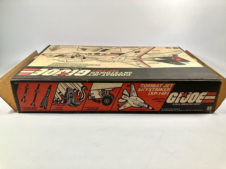 GI Joe ARAH Combat Jet Skystriker XP-14F w Box Vintage 1983 Incomplete ...