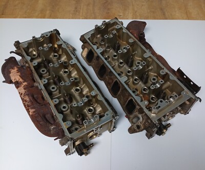 1997-2004 FORD 4.6L 5.4L ENGINE CYLINDER HEAD Pair Cast RF-1L2E LF-1L2E ...