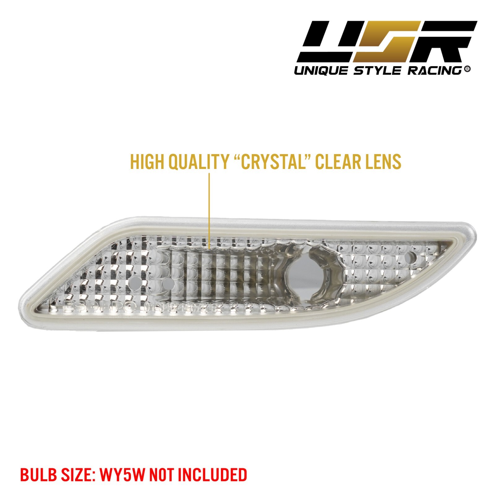 Euro Clear Front Bumper Side Marker Lights For 05-11 Mercedes R171 SLK ...