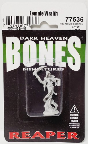 FEMALE WRAITH Reaper Miniatures Dark Heaven Bones REM77536 D&D | eBay